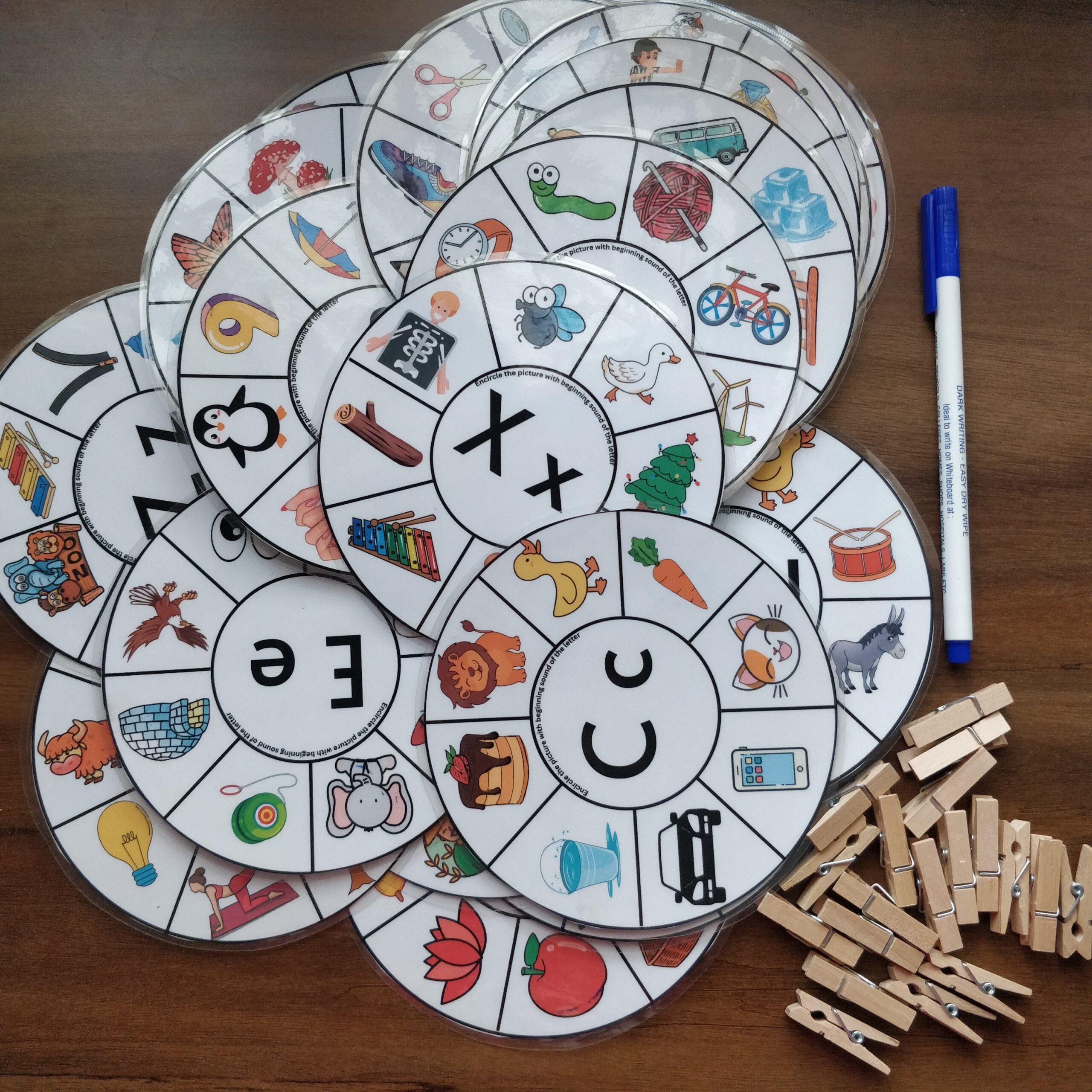 Alphabet Clip Card – toysforlittleminds