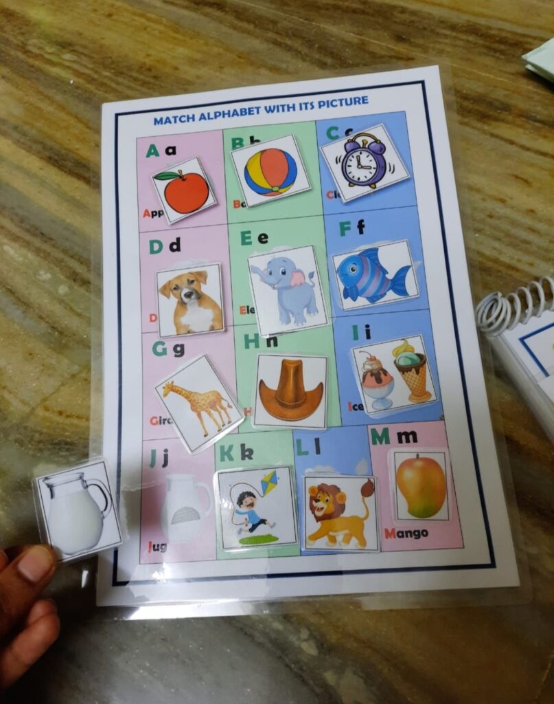 Alphabet Matching Activity – toysforlittleminds
